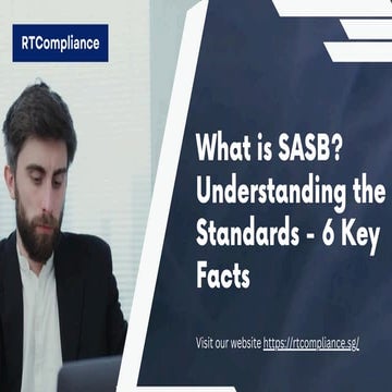 What is SASB Understanding the Standards - 6 Key Facts.pdf