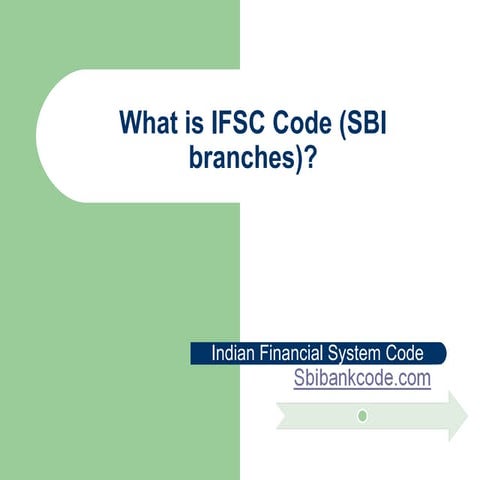 What is sbi ifsc code | PPT