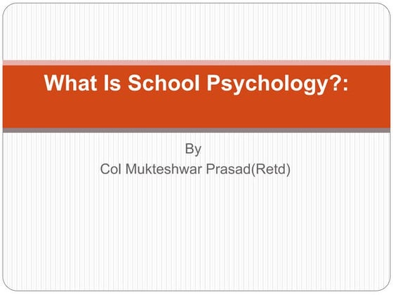 Educational Psychology | PPT
