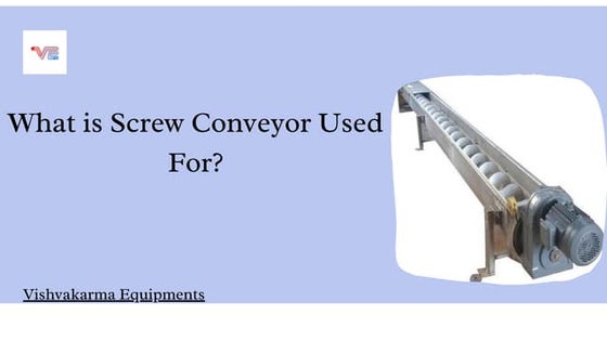 Screw conveyor | PDF