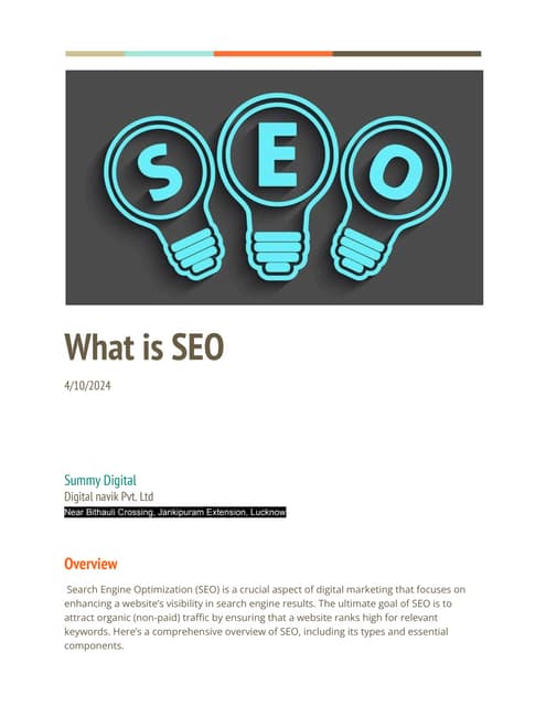 What is SEO? | PDF