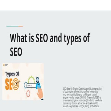 what is seo and its types | PDF