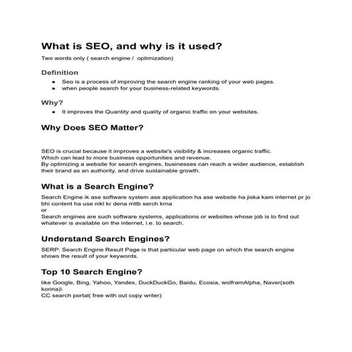 What is SEO, and why is it used - Google Docs.pdf