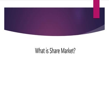 What is Share Market? | PPT