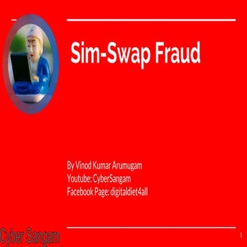 Awareness of Sim Swap Attack | PDF