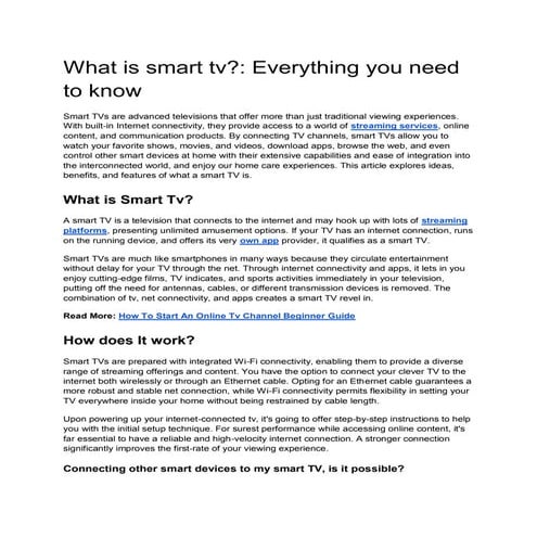 What is smart? | PDF