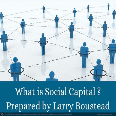 What is social capital | PPTX | Business | Business and Finance