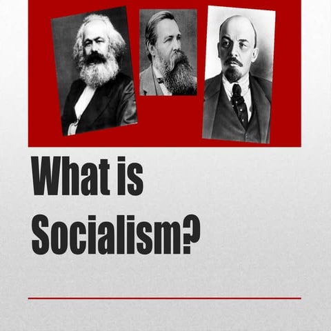 What is socialism | PPTX