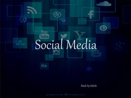 English presentation 1 (social media) | PPTX
