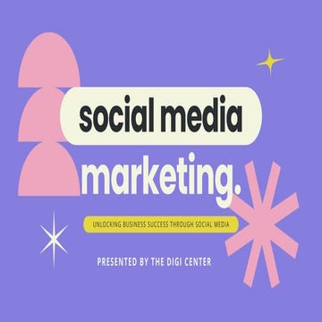 What is Social Media Marketing? A Beginner’s Guide | PDF