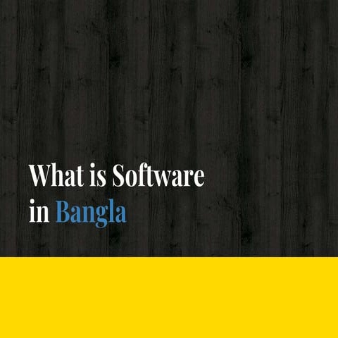 What is software | PPTX