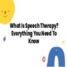 What Is Speech Therapy Everything You Need To Know.pdf | Brain and ...