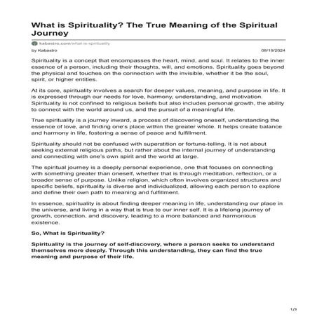 What is Spirituality The True Meaning of the Spiritual Journey.pdf
