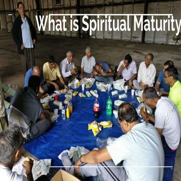 What is spiritual maturity | PPTX