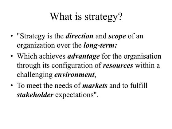 Marketing Strategy to Gain a Sustainable Competitive Advantage | PPTX