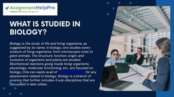 Lesson 1 Introduction to Biology | PPT