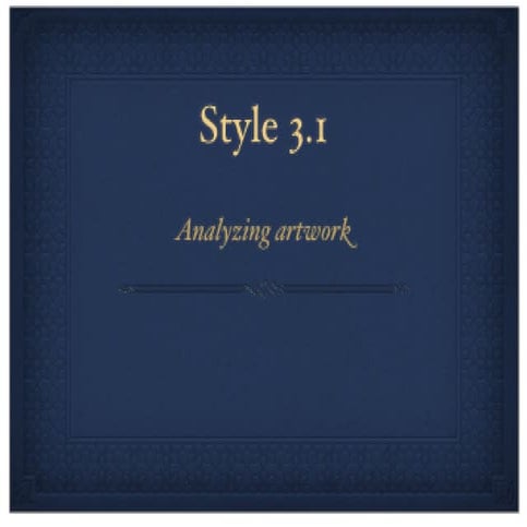 The meaning of Style in Art | PDF | Style & Fashion
