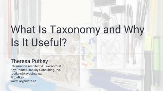 Information Taxonomy - Trophy | PPT