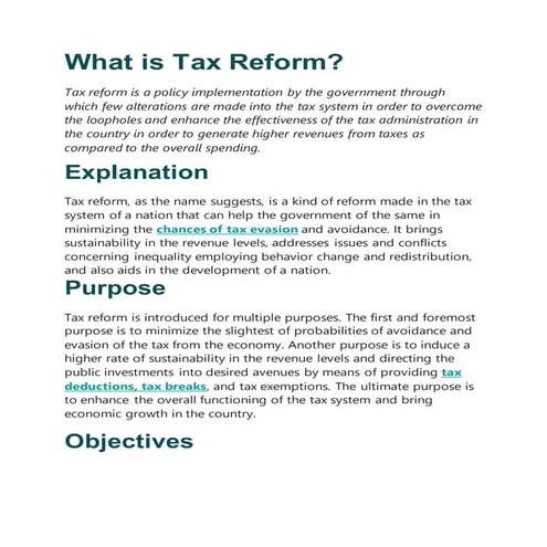What is Tax Reform.docx