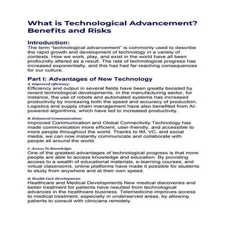 What is Technological Advancement.pdf