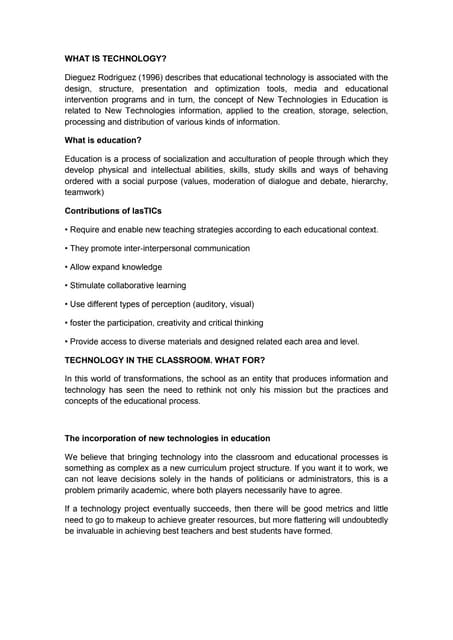 Technology in the classroom | PPT | Education