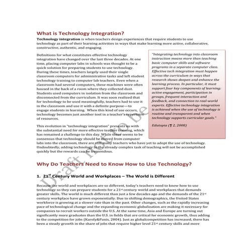 Maximizing the Impact: "The Pivotal Role of Technology in a 21st Cent…