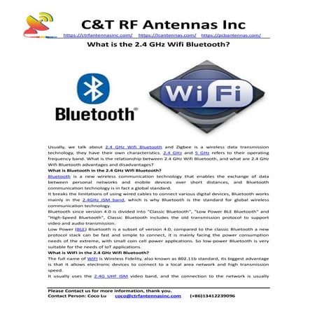 What is the 2.4 GHz Wifi Bluetooth.pdf