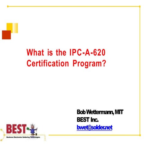 What is IPC A-620 Training Program | PPTX