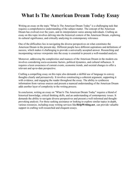 The American Dream Essay.pdf