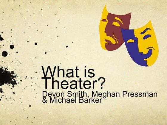 Theatre | PPT