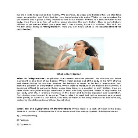 Dehydration | PPT