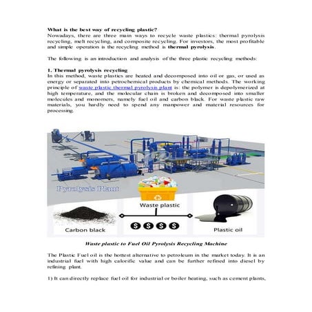 recycling of polymers.pptx includes pyrolysis which is a thermal ...