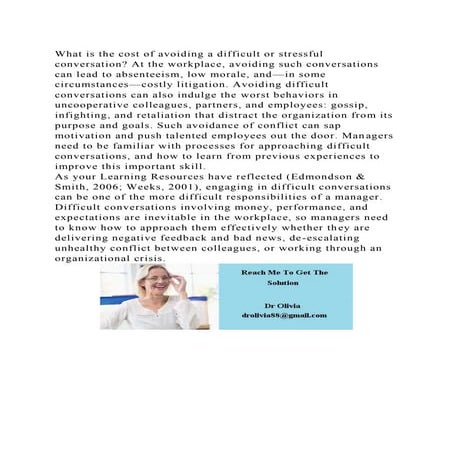 Difficult Conversations 2015 Infographic | PDF