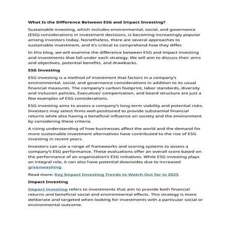 What Is the Difference Between ESG and Impact Investing.docx