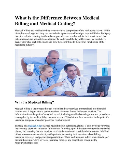 What are the two most common types of medical billing.pdf