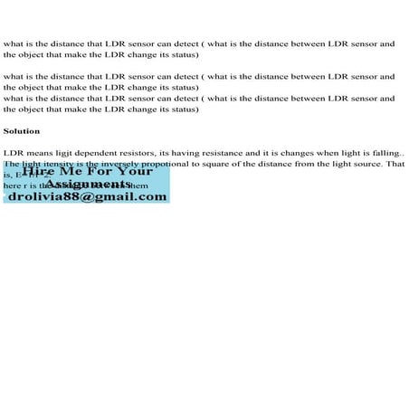what is the distance that LDR sensor can detect ( what is the di.pdf