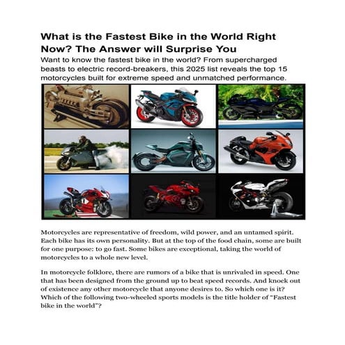 What is the Fastest Bike in the World Right Now.pdf