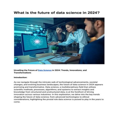 What is the future of data science in 2024.pdf