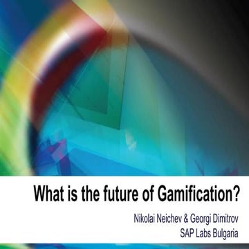 What is the future of gamification - ISTA Conference 2014 | PDF ...