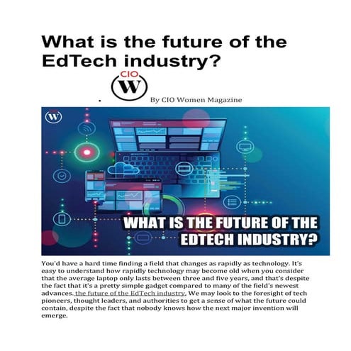 What is the future of the EdTech industry.pdf