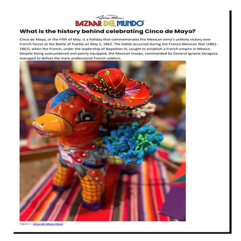 What is the history behind celebrating Cinco de Mayo? | PDF
