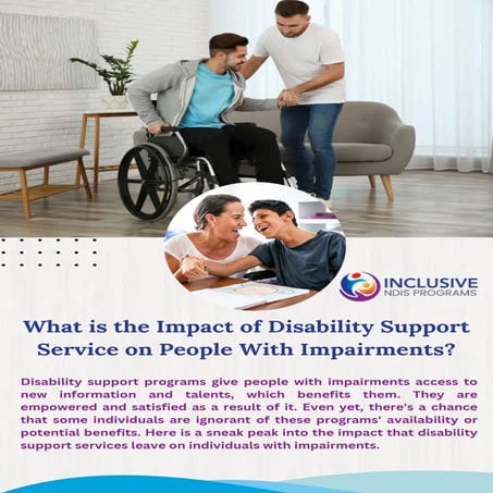 What is the Impact of Disability Support Service on People With ...