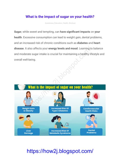 How Too Much Sugar Affects Your Body and Mind | PDF