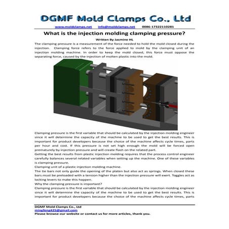 What is mold clamp? | PDF