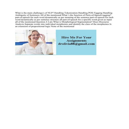 What is the main challenge-s of NLP- Handling Tokenization Handling PO.pdf