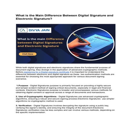 Difference Between Digital Signature and Electronic Signature.pdf