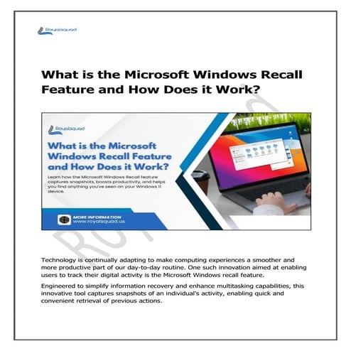 What is the Microsoft Windows Recall Feature and How Does it Work.pdf