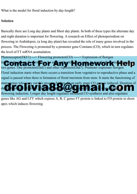 Floral induction | PPT