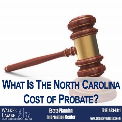 What Is The North Carolina Cost of Probate? | PDF