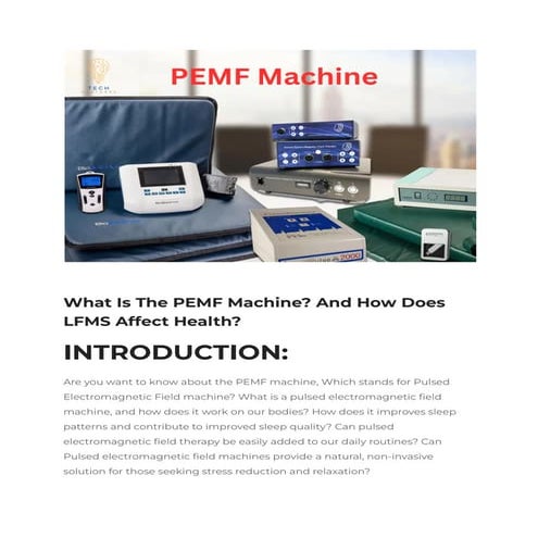 What Is The PEMF Machine. | PDF | First Aid | Injuries